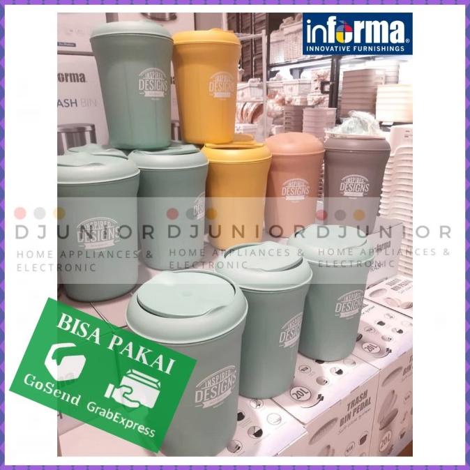 Jual INFORMA - TEMPAT SAMPAH TUTUP AYUN / SWING TRASH DUST BIN barang ...