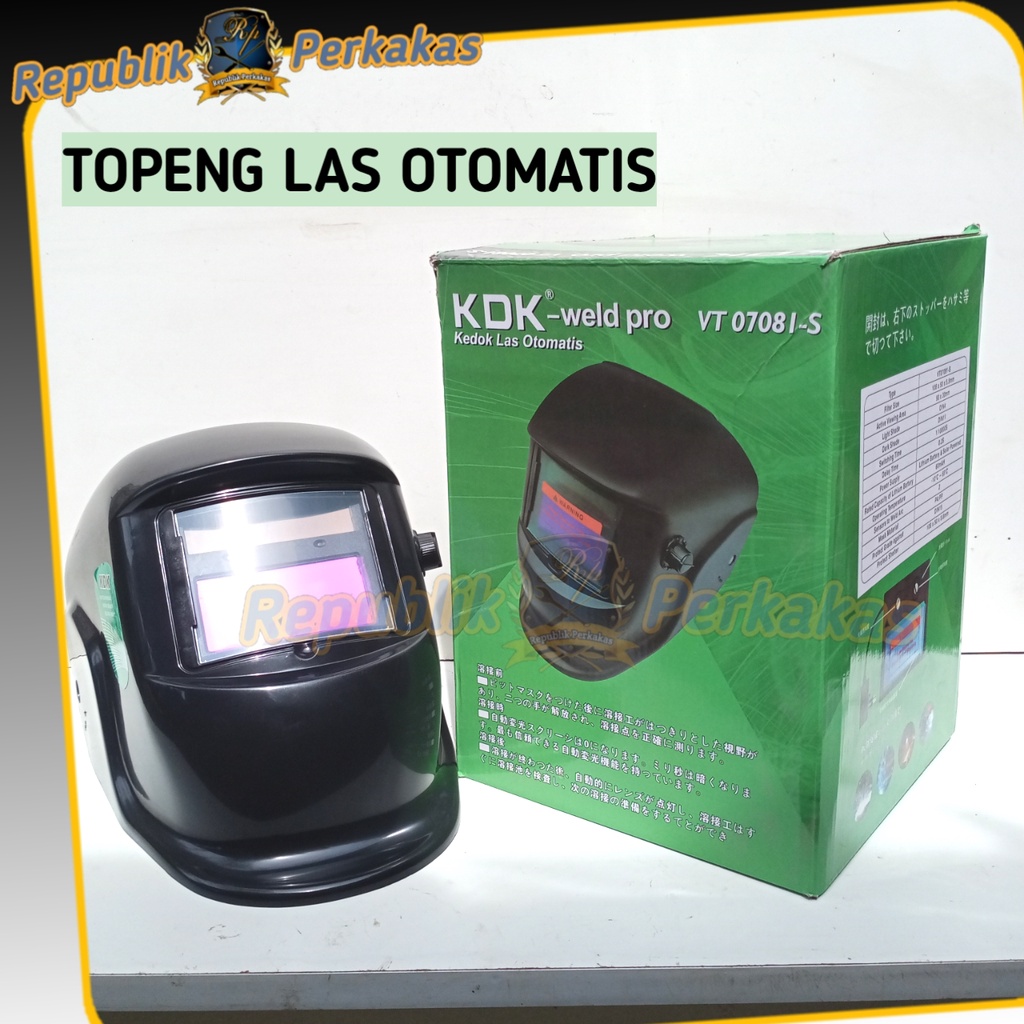 Jual KDK Kedok Las Otomatis / Topeng Las Otomatis / Helm Las Otomatis ...