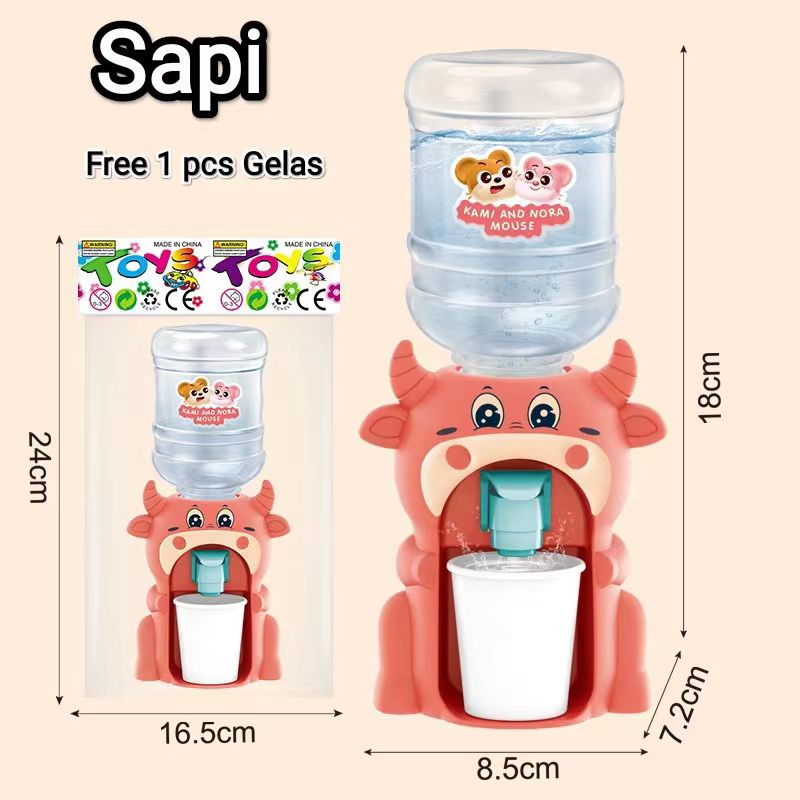 Jual Dispenser Mini Galon Portable Anak Air Minum Karakter | Shopee ...