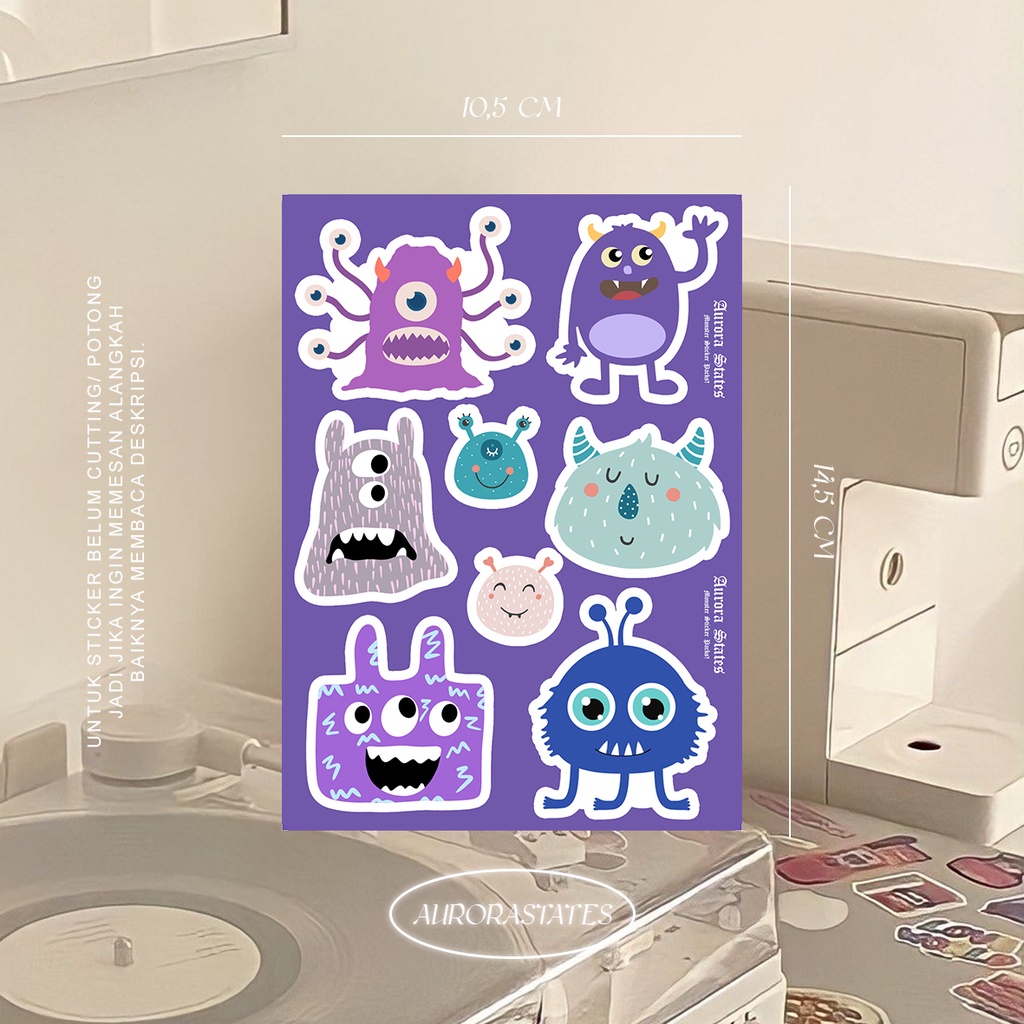 Jual MONSTER INC STICKER AESTHETIC | STIKER MONSTER | STICKER CASE ...