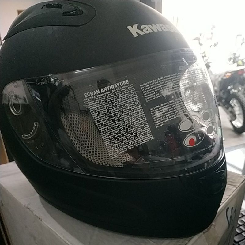 Jual Helm Kawasaki Ninja 250FI, ZX250, Versys Hitam, Helmet Kawasaki ...