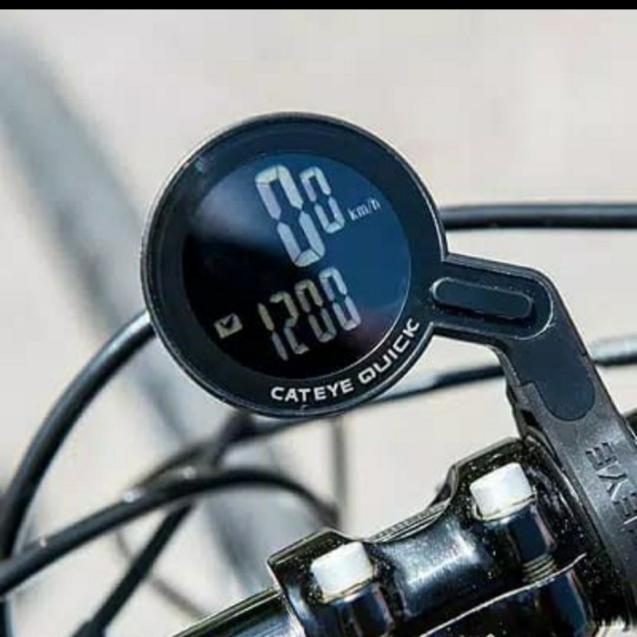 Jual Kualitas terbaik] Cateye Quick Speedometer Sepeda Digital Wireless ...