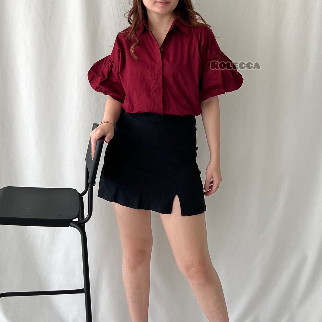 Jual [ ROLECCA ] Joyce Puff Top / Atasan Wanita | Shopee Indonesia