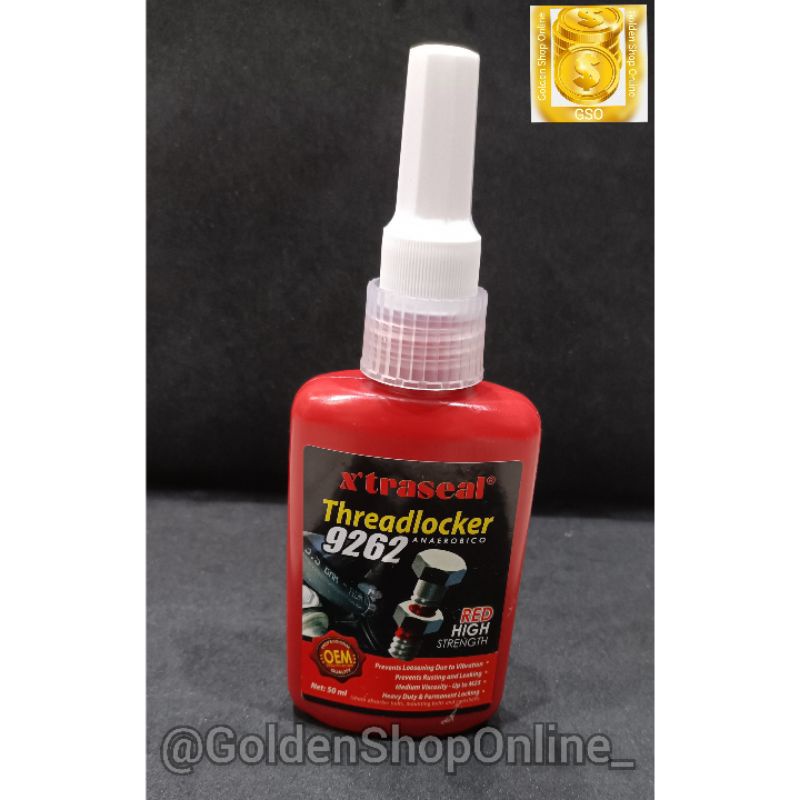 Jual THREADLOCKER 9262 RED HIGH STRENGTH 50ml XTRASEAL | Shopee Indonesia