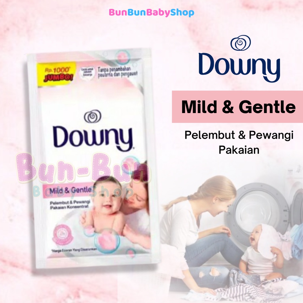 Jual Downy Pewangi dan Pelembut Pakaian Bayi Konsentrat Mild & Gentle ...