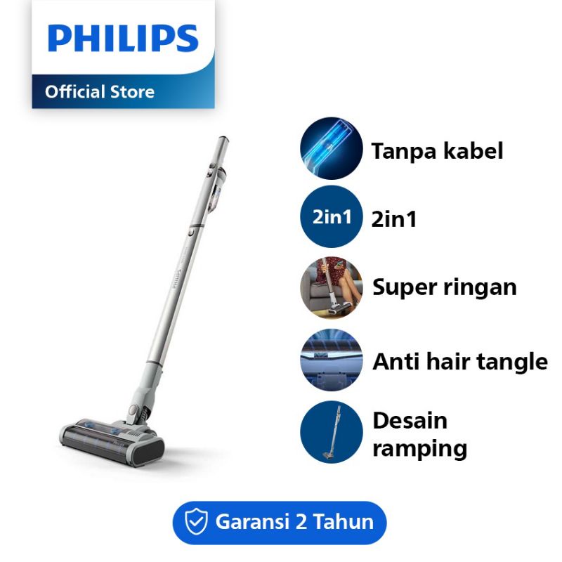Jual PHILIPS Vacuum Cleaner tanpa Kabel XC4201/01, Ringan, Handheld ...