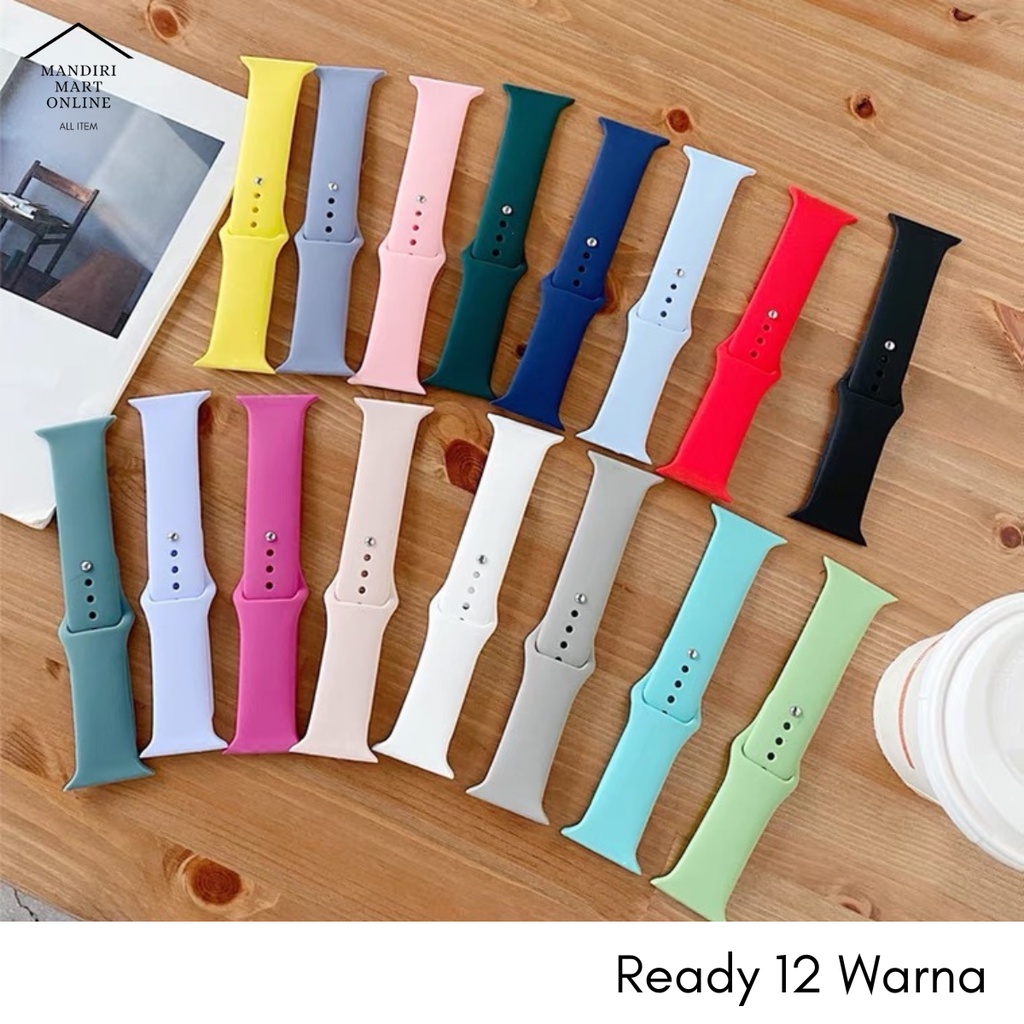 Jual Strap Apple Watch Smart Watch Tali Jam Pintar Sport Band Silicone ...