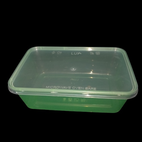 Jual [25pcs] Kotak Makan Plastik 750 ML Thinwall Hijau | Mika Box ...