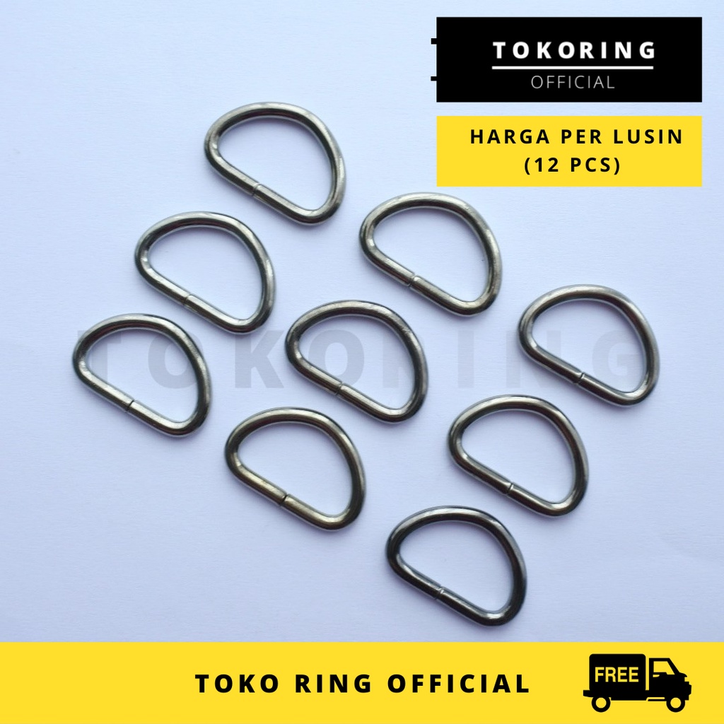 Jual Ring D 1,7 cm tebal 2,5 mm Black Nikel - Toko Ring Official (Harga ...
