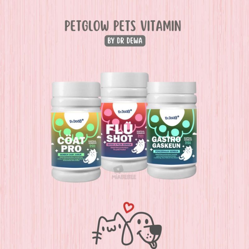 Jual Petglow Vitamin Anjing Kucing/Vitamin Jamur,Flu, Pencernaan | Shopee Indonesia