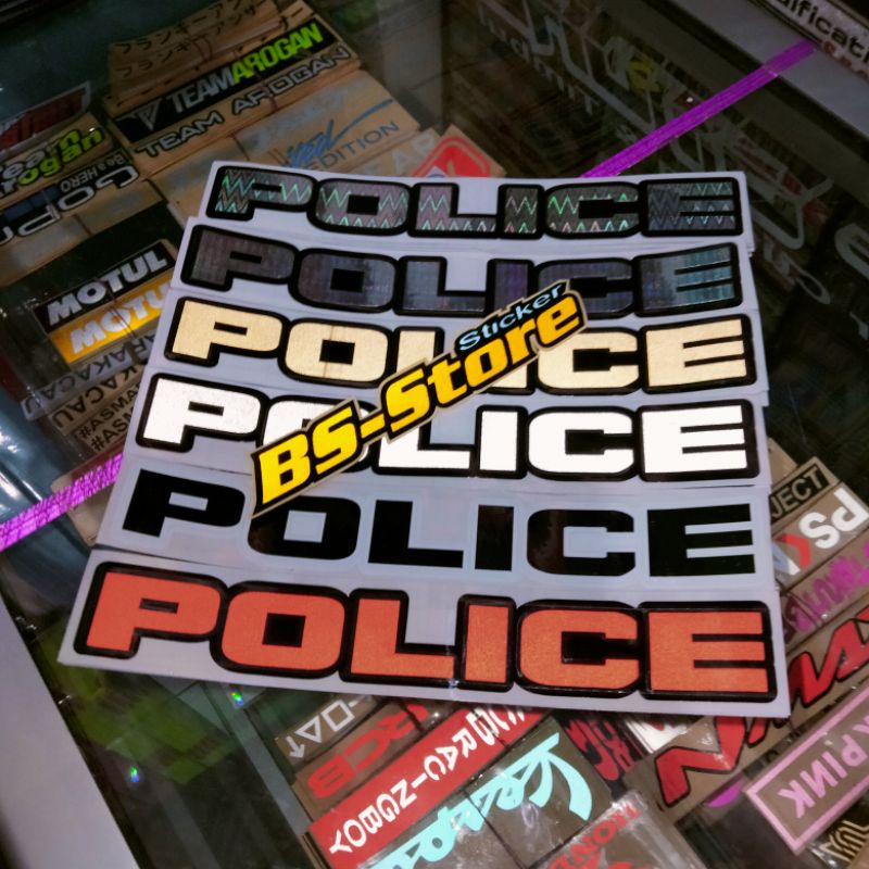 Jual Sticker Reflektif Polisi CUTTING POLICE DOUBLE | Shopee Indonesia