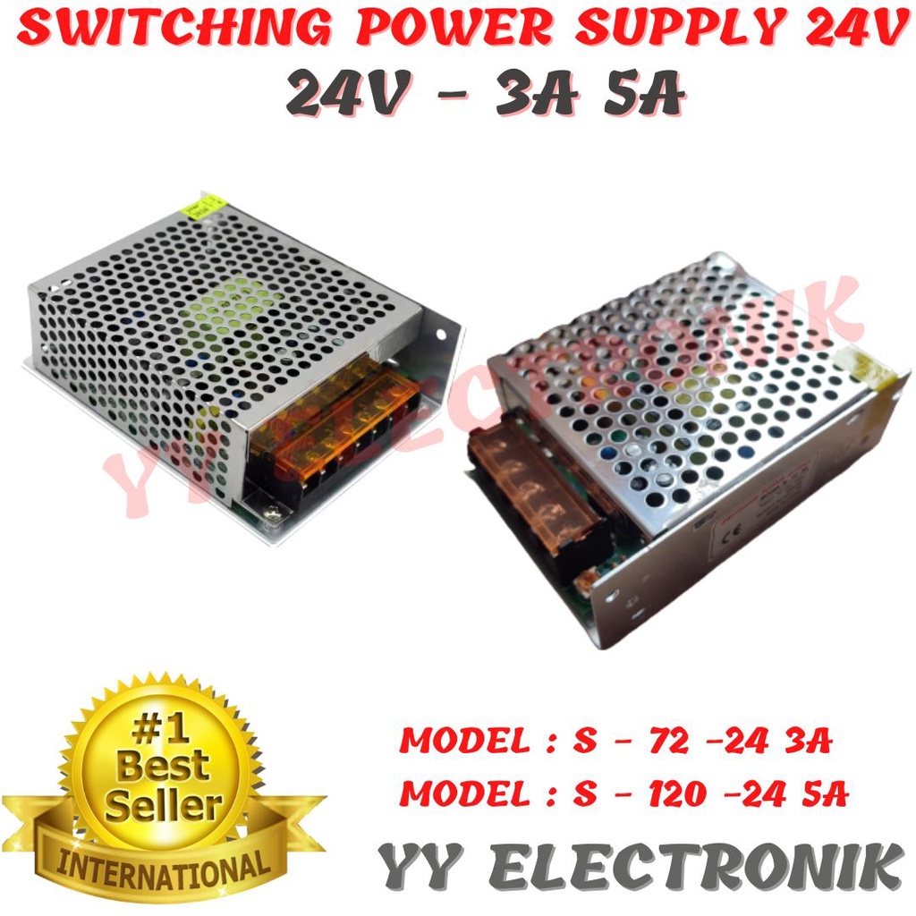 Jual Power Supply DC 24V 3A 5A | Shopee Indonesia