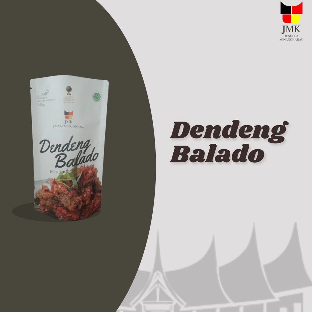 Jual Makanan Khas Minangkabau - Dendeng Balado - JMK | Shopee Indonesia