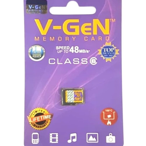 Jual MMC VGEN 8GB CLASS 6/Memory card / Kartu memori / Micro SD ...