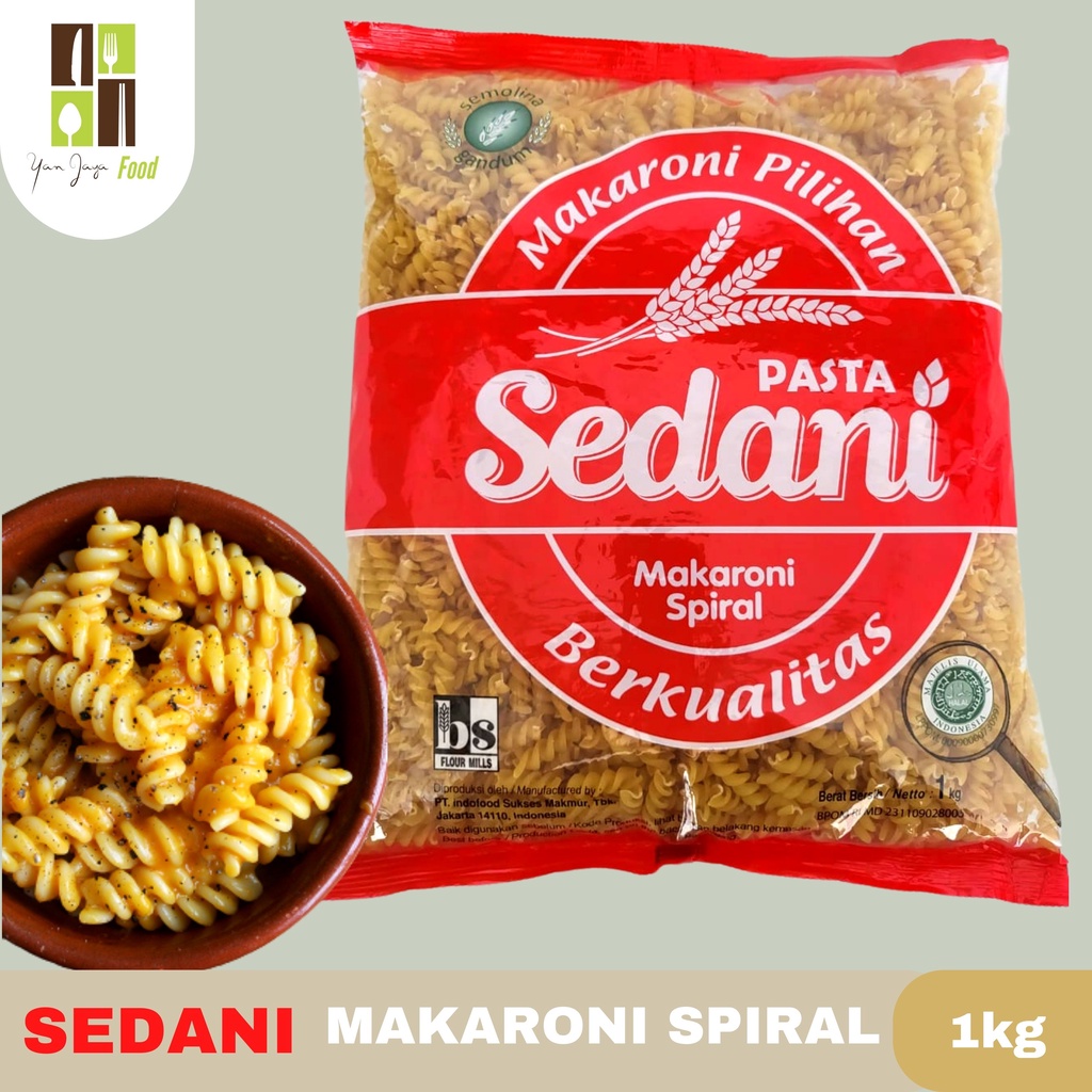 Jual Sedani Makaroni Spiral [500g/1kg] | Shopee Indonesia