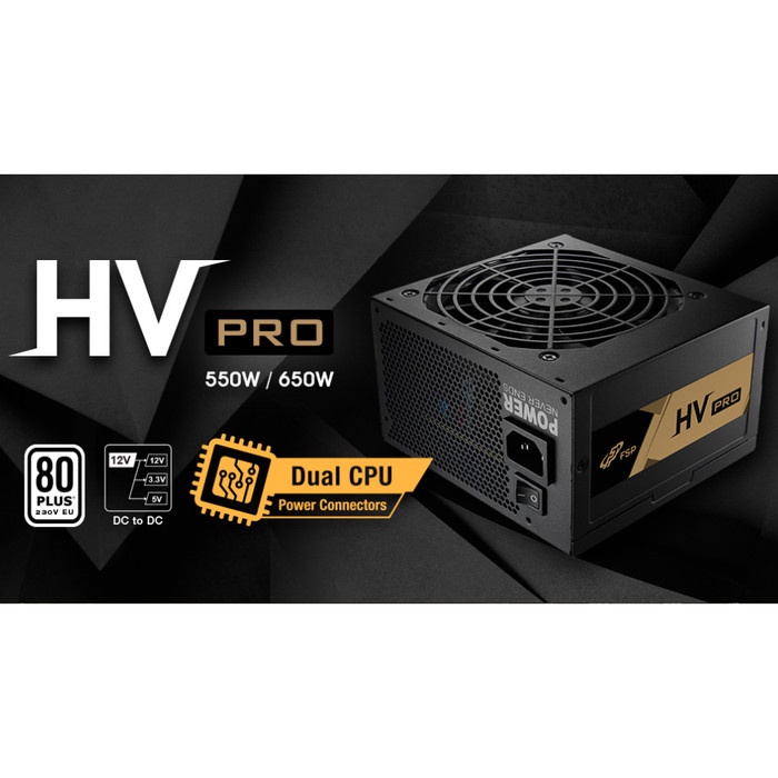 Jual Psu Power Supply Fsp Hv Pro 550W - 80+ Bronze #Original | Shopee ...