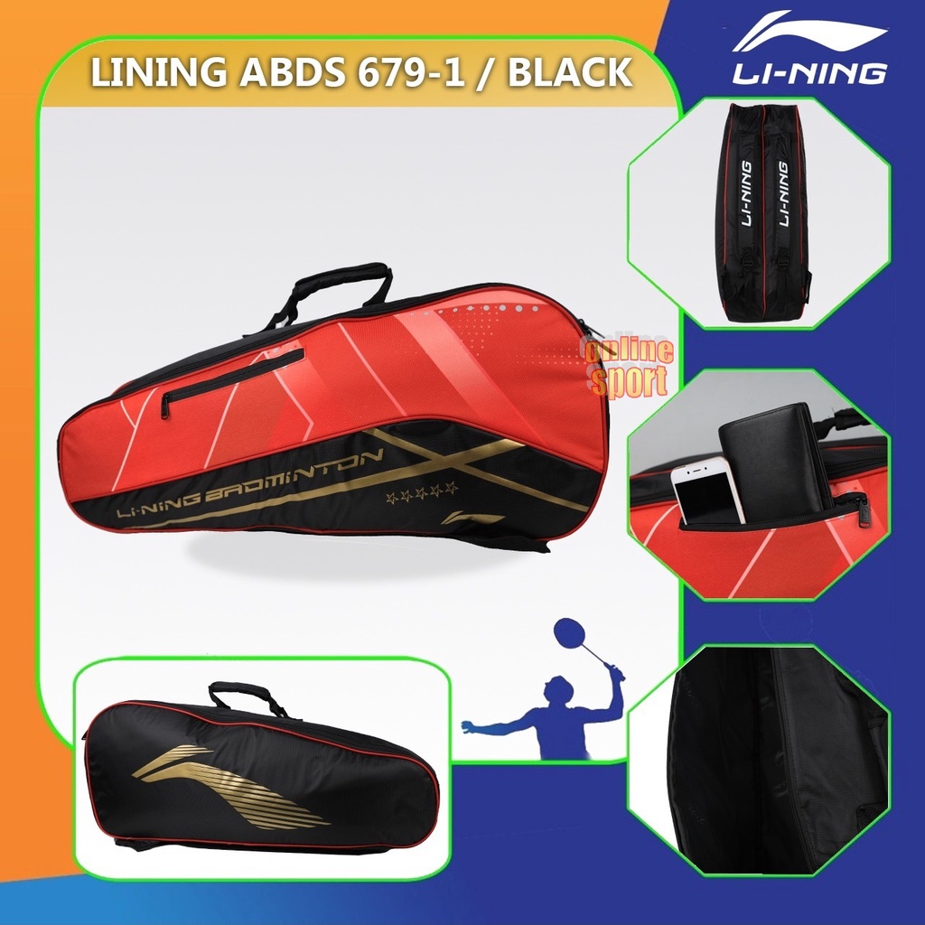 Jual LI-NING LINING ABDS 679 Tas Bulutangkis Badminton Bags - Original ...