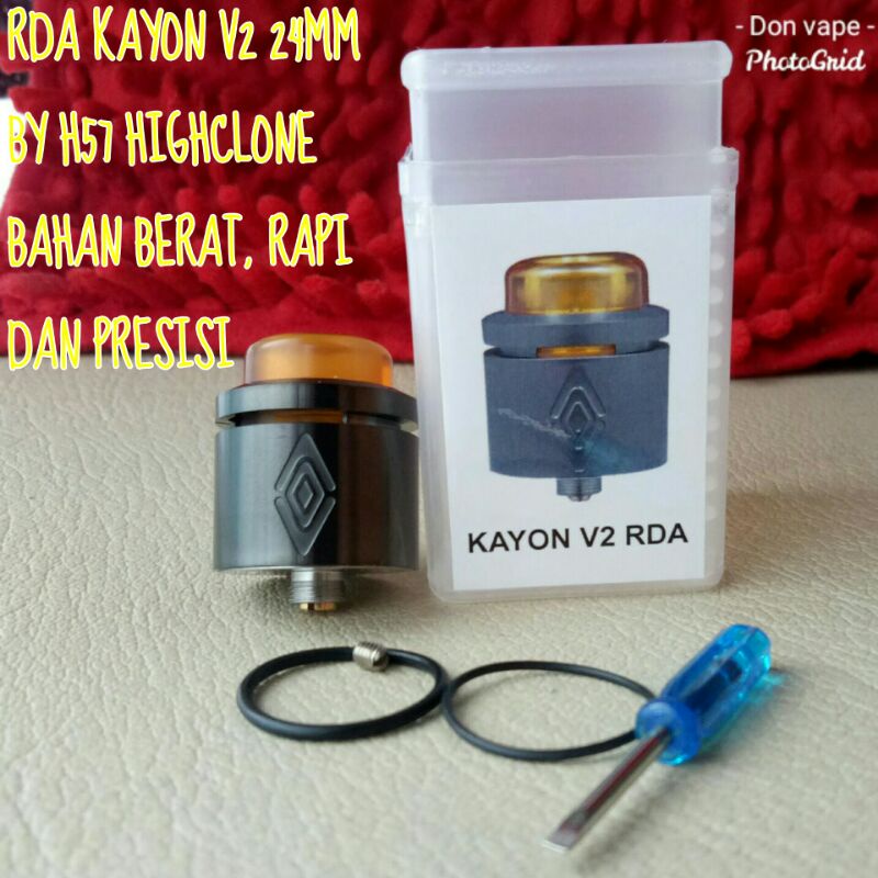 Jual KAYON RDA V2 24MM BY HERO57 HIGHCLONE | Shopee Indonesia