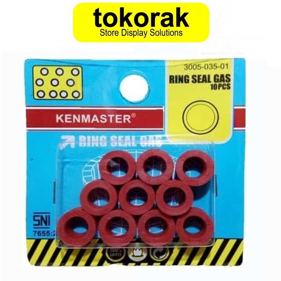 Jual KARET TABUNG GAS ISI 10 PCS KENMASTER - KARET SEAL LPG - KARET GAS ...