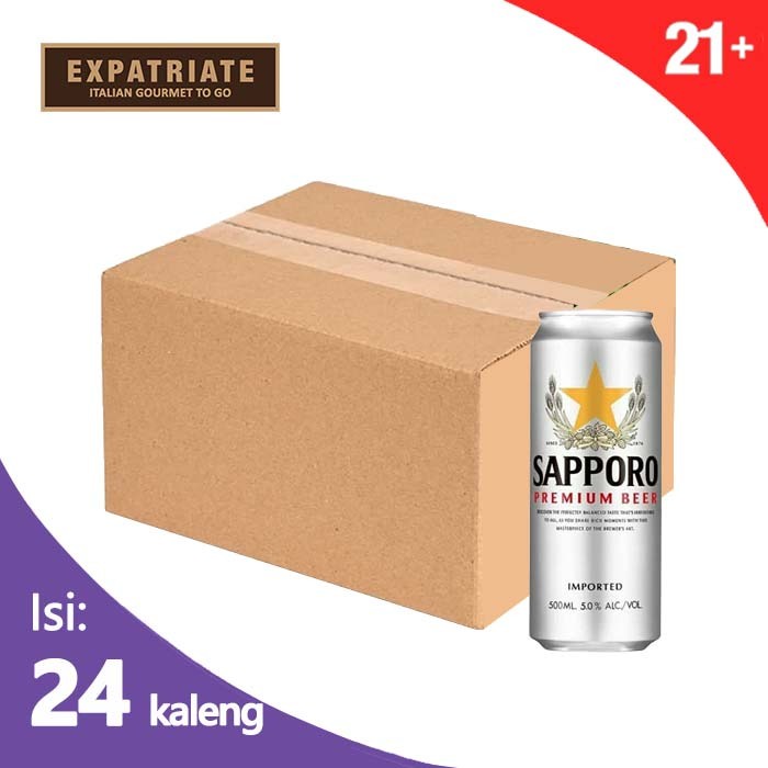 Jual Beer Sapporo Premium Beer Can 500ml (24pcs) | Shopee Indonesia