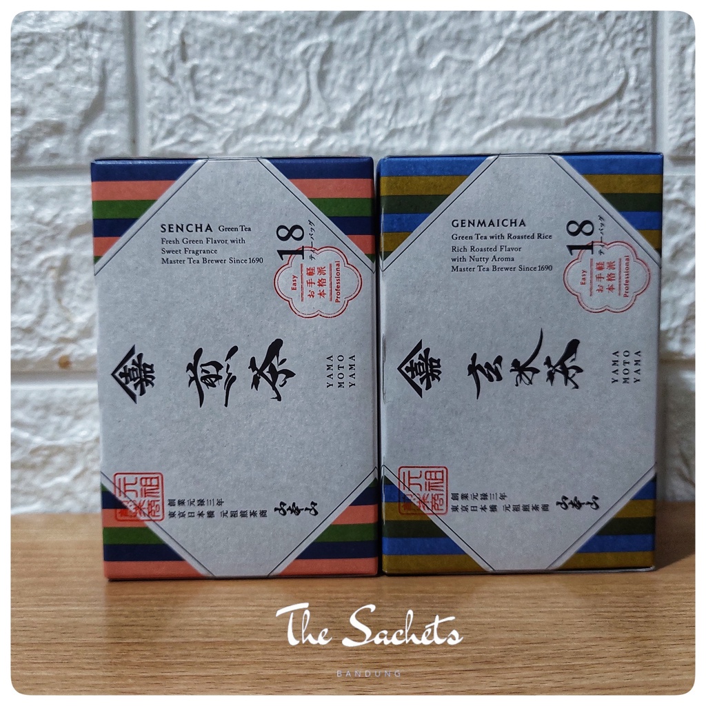 Jual Yamamotoyama Genmaicha Sencha Green Tea Sachet | Shopee Indonesia