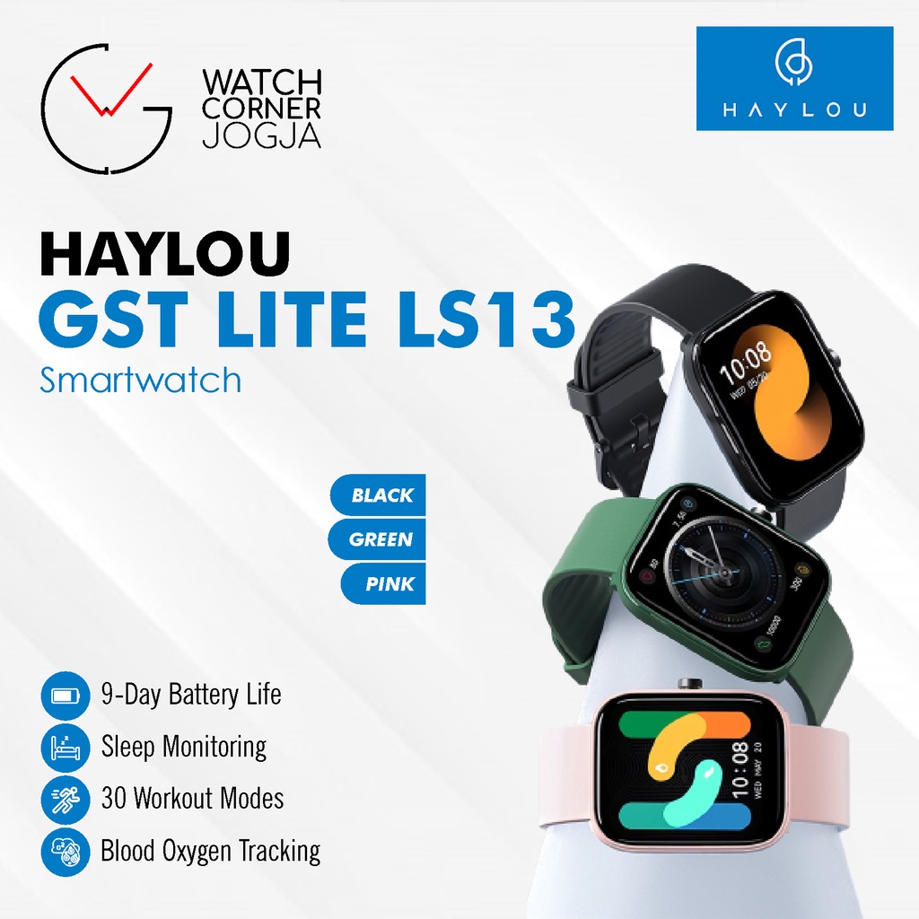 Jual Haylou LS13 GST LITE SpO2 IP68 Waterproof ORIGINAL Smartwatch ...
