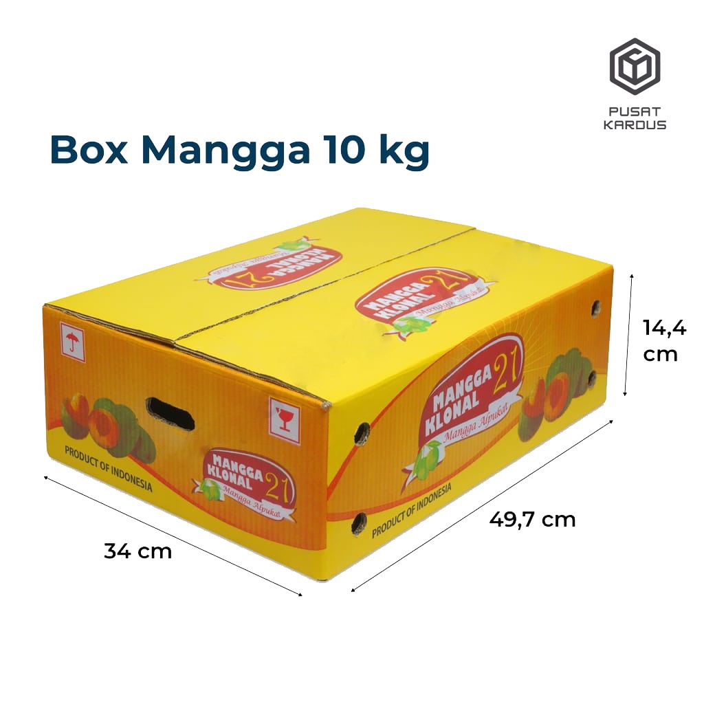 Jual Custom Kardus/Box Mangga Alpukat isi 24 Buah (10kg) Set Sekat/Buah ...