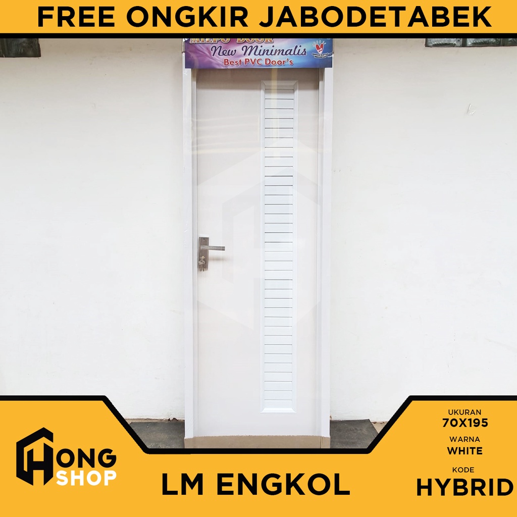 Jual Pintu Kamar Mandi PVC TEBAL + Motif Aluminium - LM HYBRID ENGKOL ...