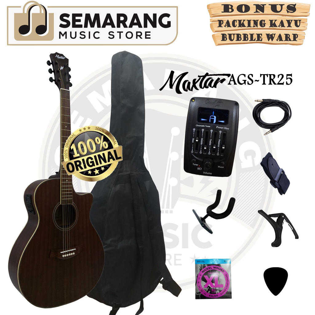 Jual ORIGINAL!!! Gitar Akustik Elektrik Maxtar AGS-TR25 Gitar Akustik Original Preamp Equalizer ...
