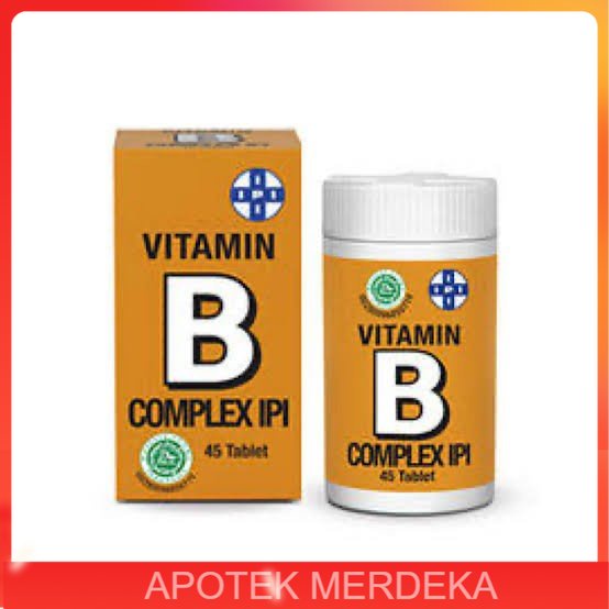 Jual VITAMIN B COMPLEX IPI 45 TABLET ( B KOMPLEKS ) / VITAMIN IPI B ...