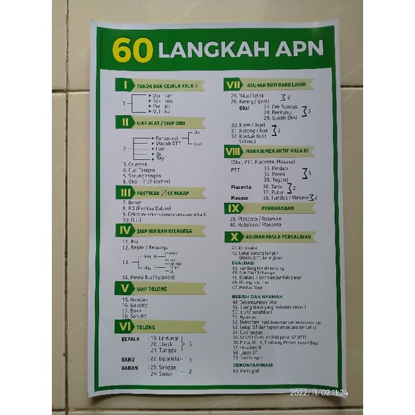Jual Poster 60 Langkah APN | Shopee Indonesia