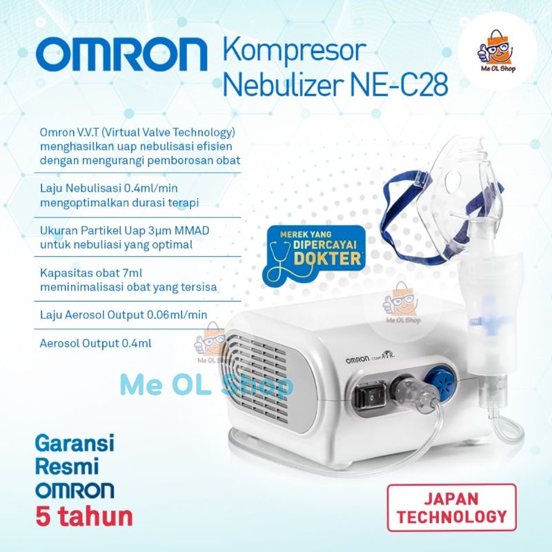 Jual OMRON NEBULIZER NE C28 OMRON KOMPRESOR NEBULIZER | Shopee Indonesia