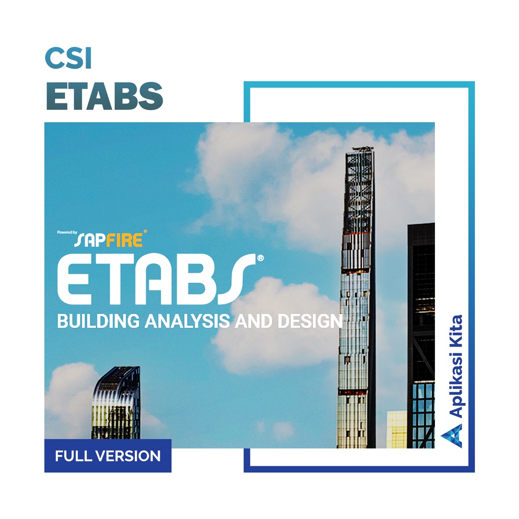 Jual CSI | ETABS v20 | ETABS v18 | ETABS v16 | Full Version - For ...