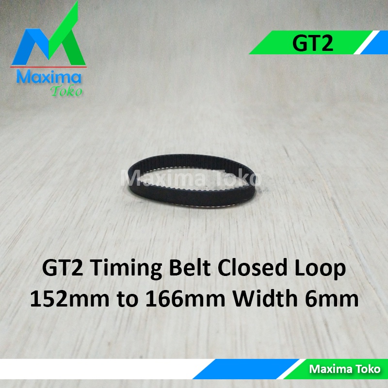 Jual GT2 Timing Belt L 152mm 156mm 162mm 166mm gigi 76T 78T 81T 83T ...