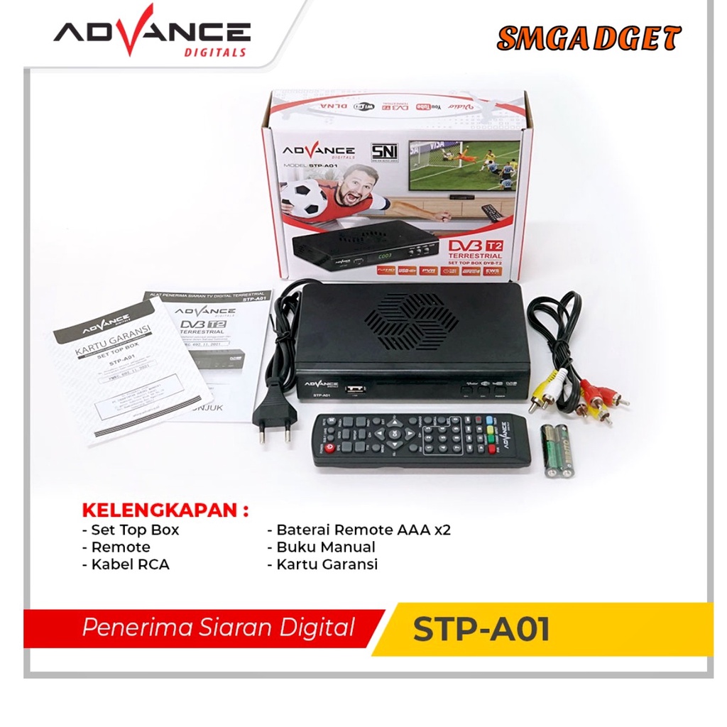 Jual STB Set Top Box Tv Receiver Advance STP01 STPA02 | Shopee Indonesia