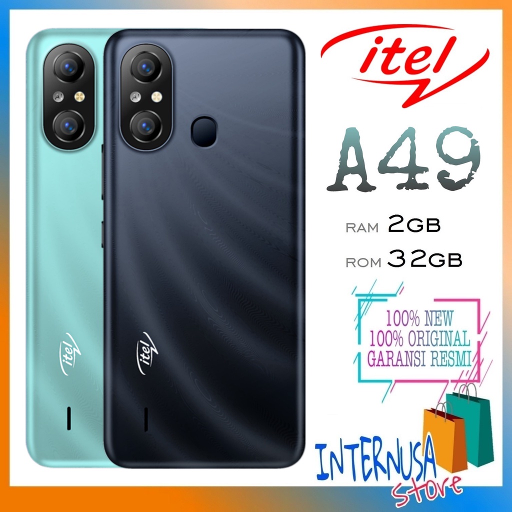 Jual HP iTEL A49 2/32 -- GARANSI RESMI BY INFINIX - iTEL A49 RAM 2GB - HP MURAH | Shopee Indonesia