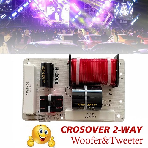 Jual Kit Crossover 2 Way Pasif K-2000 Audio System Speaker Frequency ...