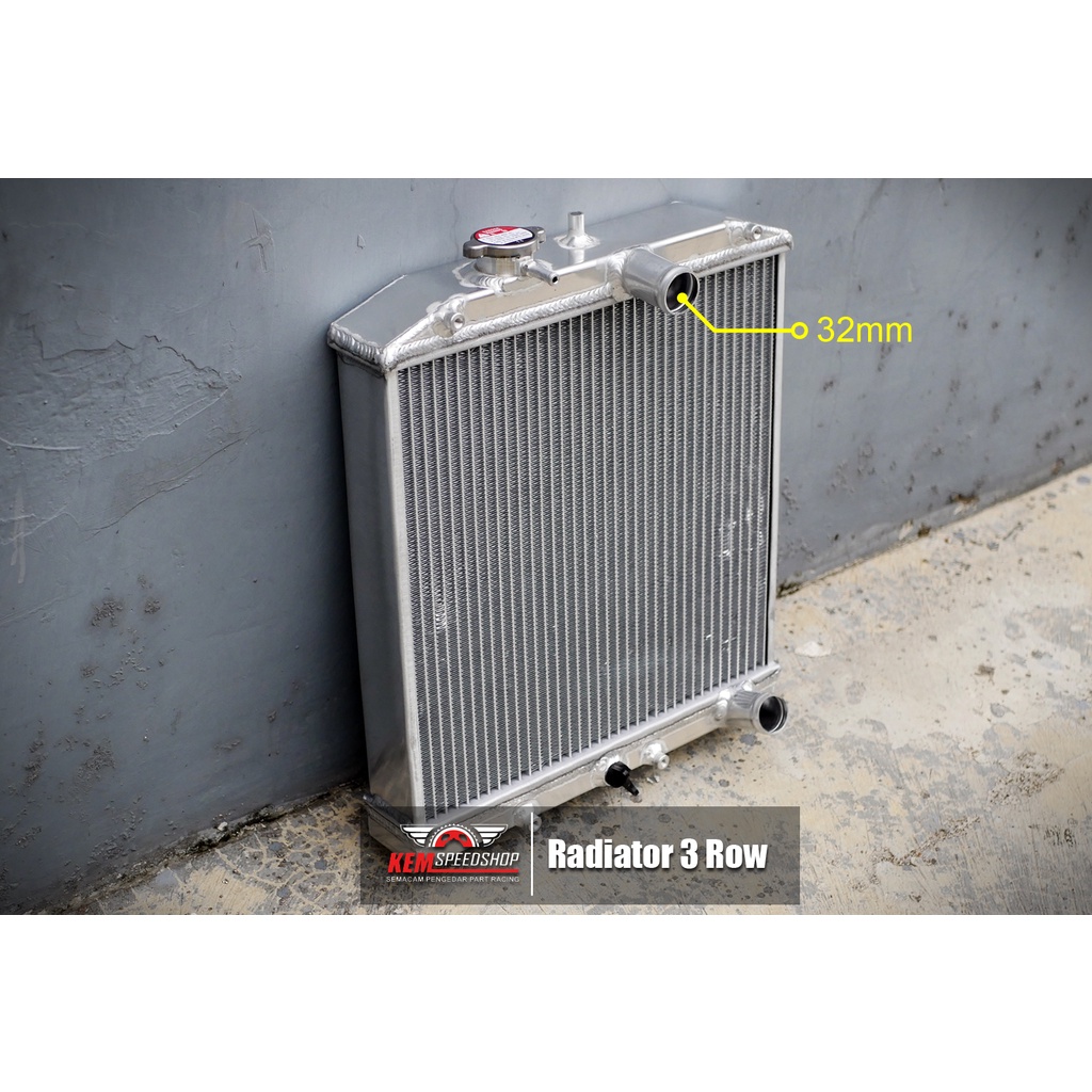 Jual Radiator 3 ply Civic Estilo Genio Ferio - inlet 32mm Honda B16 B18 ...