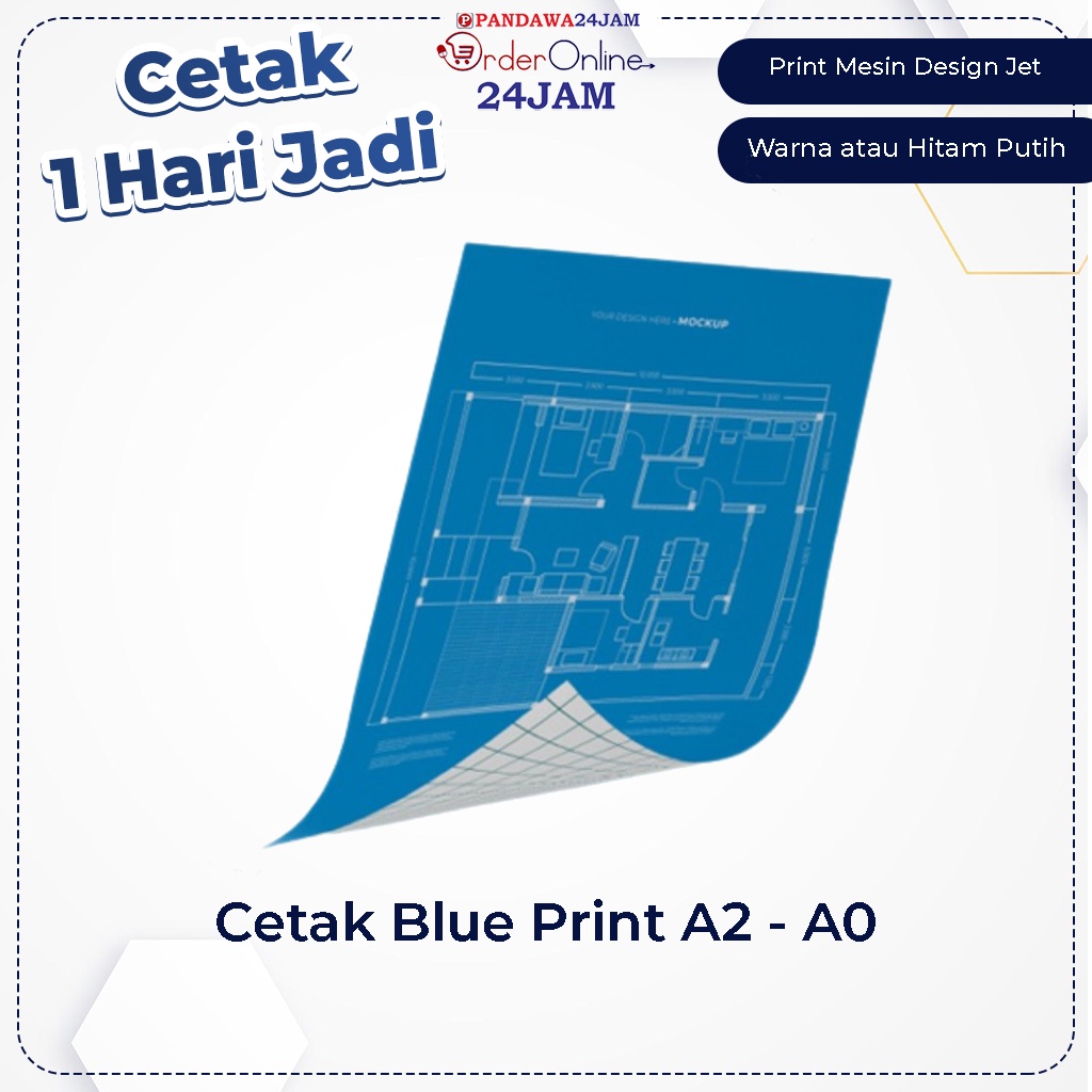 Jual PRINT CUSTOM KERTAS BLUEPRINT DIGITAL | UKURAN A0 - A2 | | Shopee ...