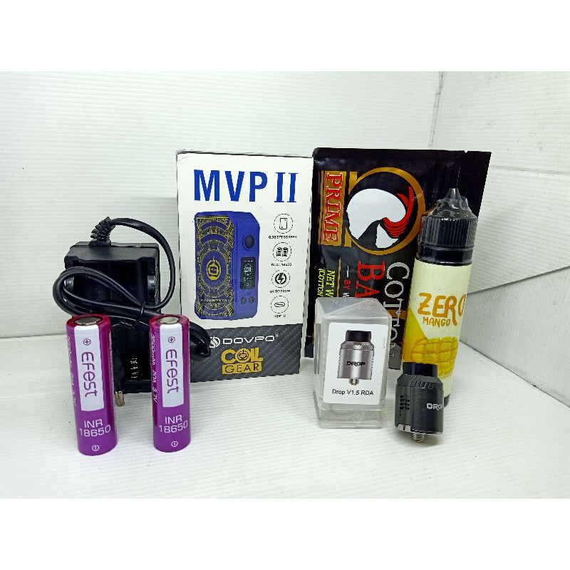 Jual DOVPO MVP II x COIL GEAR PAKET SIAP KOMPLIT LENGKAP VAPOR KEBUL ...