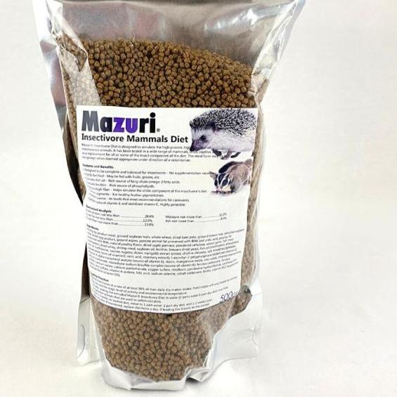 Jual Mazuri Insectivore Mammals Diet - Makanan Sugar Glider Landak Mini ...