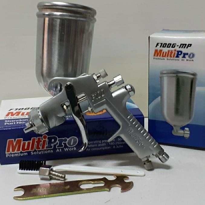 Jual MULTIPRO SEMPROT SPET CAT SPRAY GUN F100 TABUNG ATAS F100G-MP ...