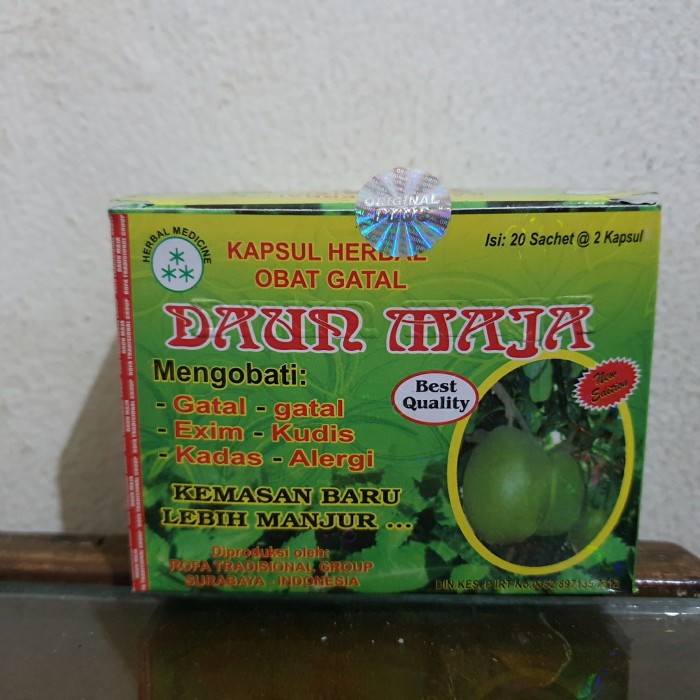 Jual obat gatal kapsul daun maja | Shopee Indonesia