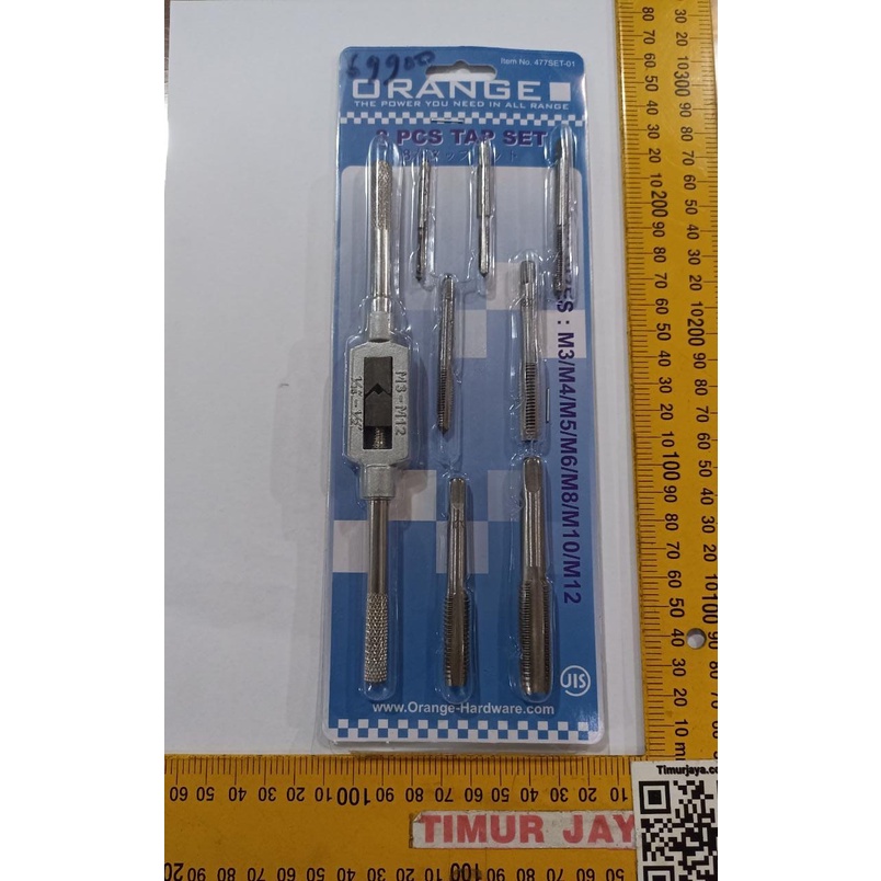 Jual ORANGE Hand Tap Di Set 8 Pcs Tap Snai set 8 pcs Senai Baut ...