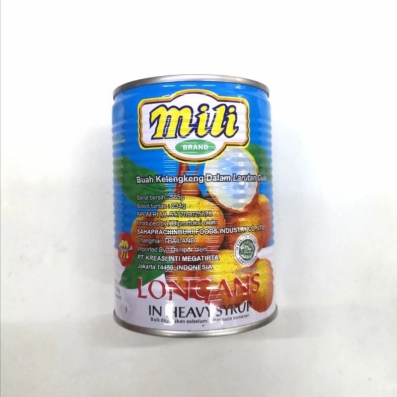 Jual Mili buah Longan kaleng 565gr syrup sirup | Shopee Indonesia