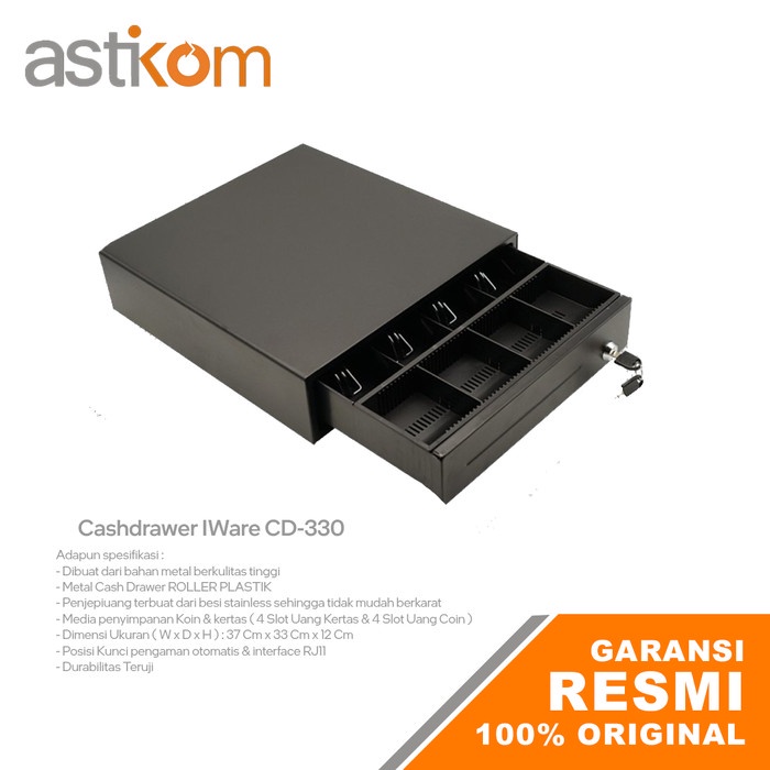 Jual Cashdrawer IWare CD-330 & CD 339 Tempat Penyimpanan Uang kasir ...