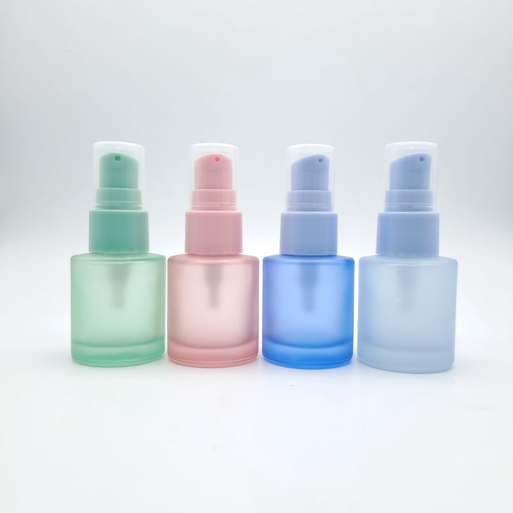Jual [MINIM Order 20PCS] Botol Pump Lotion 20ml WARNA HIJAU PINK BIRU ...