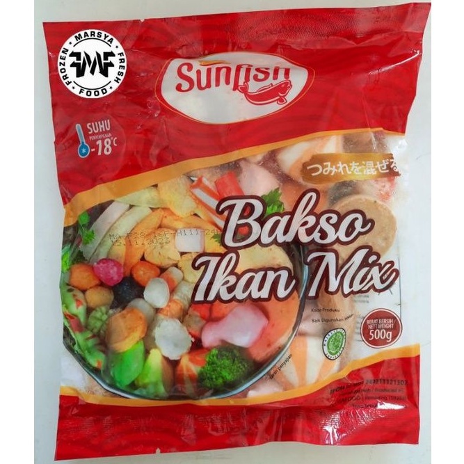 Jual SUNFISH BAKSO MIX 500 GR | Shopee Indonesia