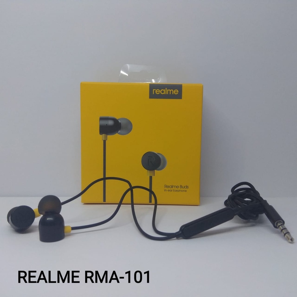 Jual HANDSFREE REALME ORIGINAL RMA-101 HEADSET REALME BUDS RMA-101 ...