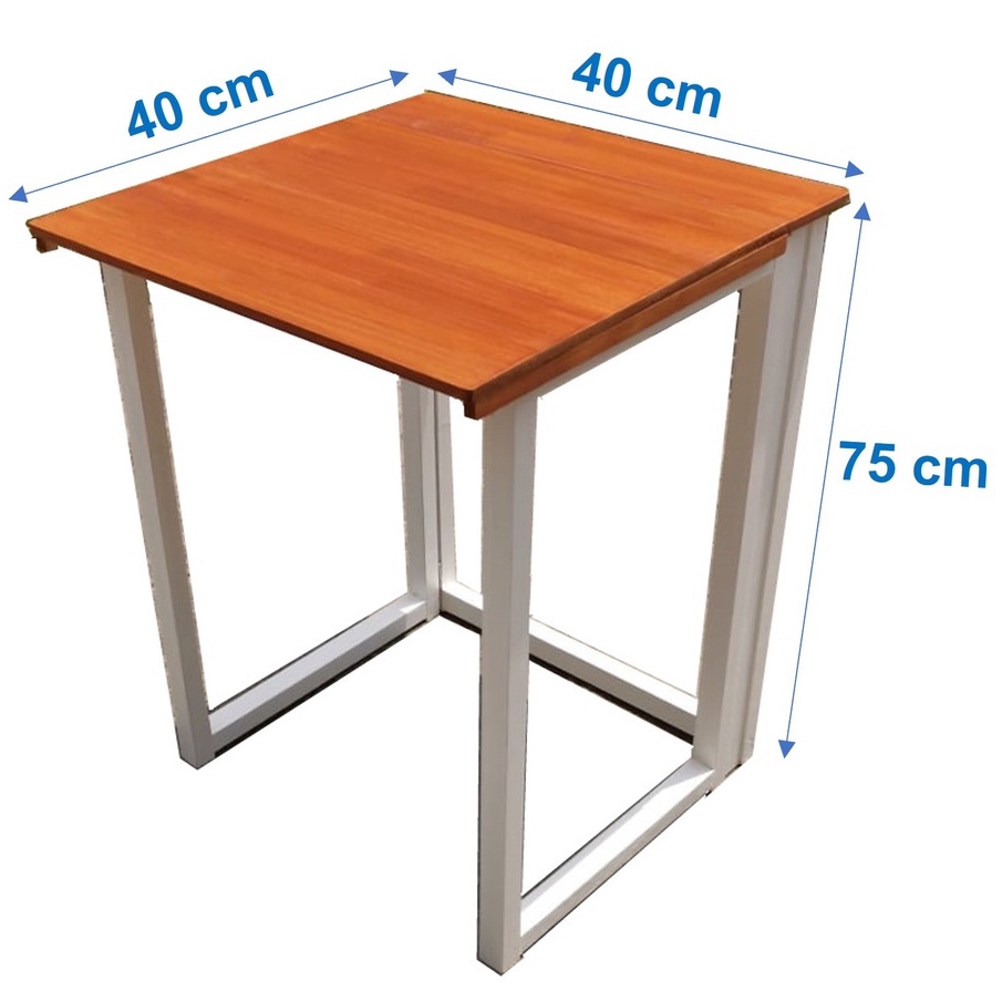 Jual Meja Lipat 40x40cm Tinggi 40/60/75/80/90/100/110/120/130 cm Full ...